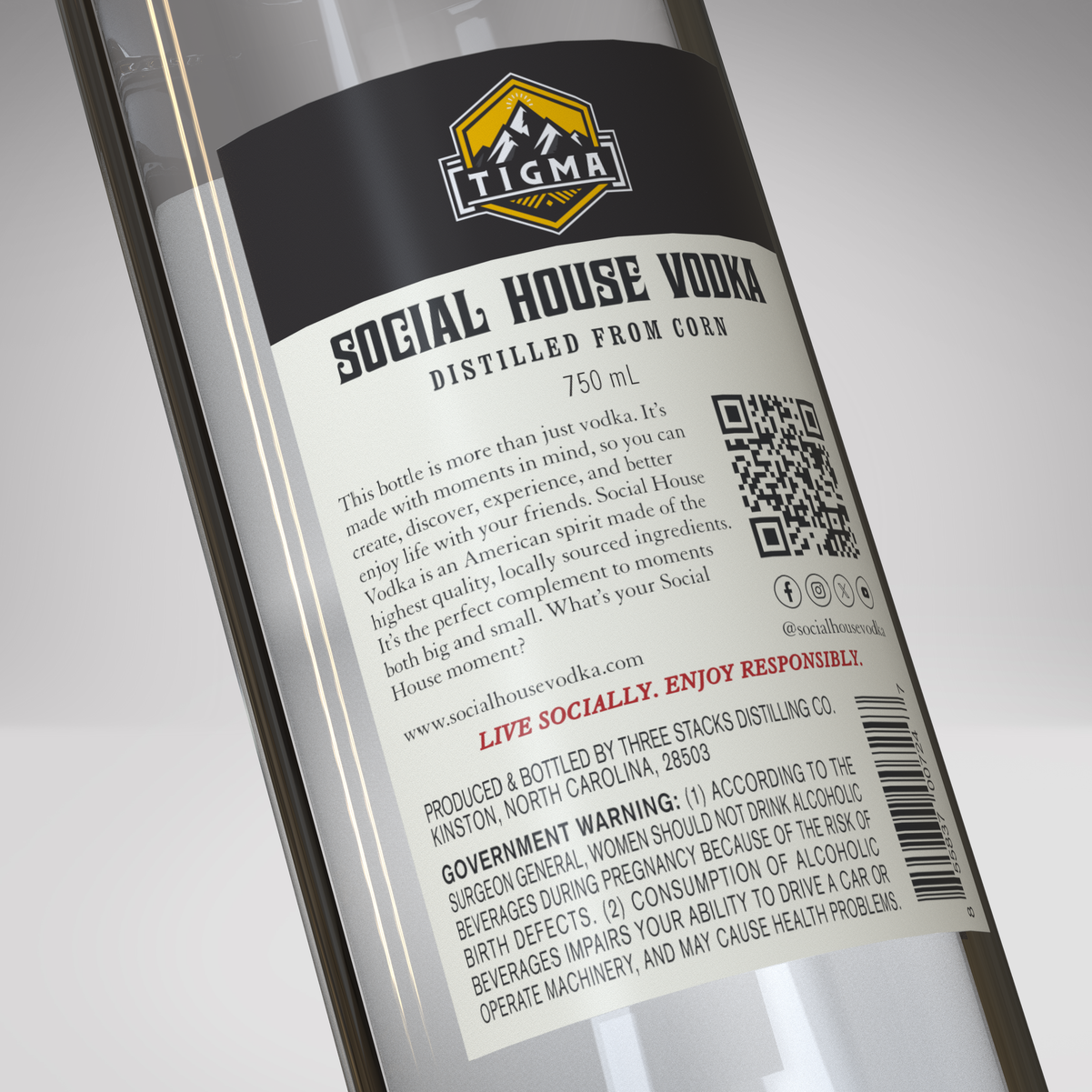 TIGMA Limited Edition Vodka 750ML – SOCIAL HOUSE®